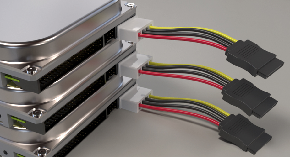 Adaptador de alimentación de Molex a SATA Xtech xtc-310 - MACRO